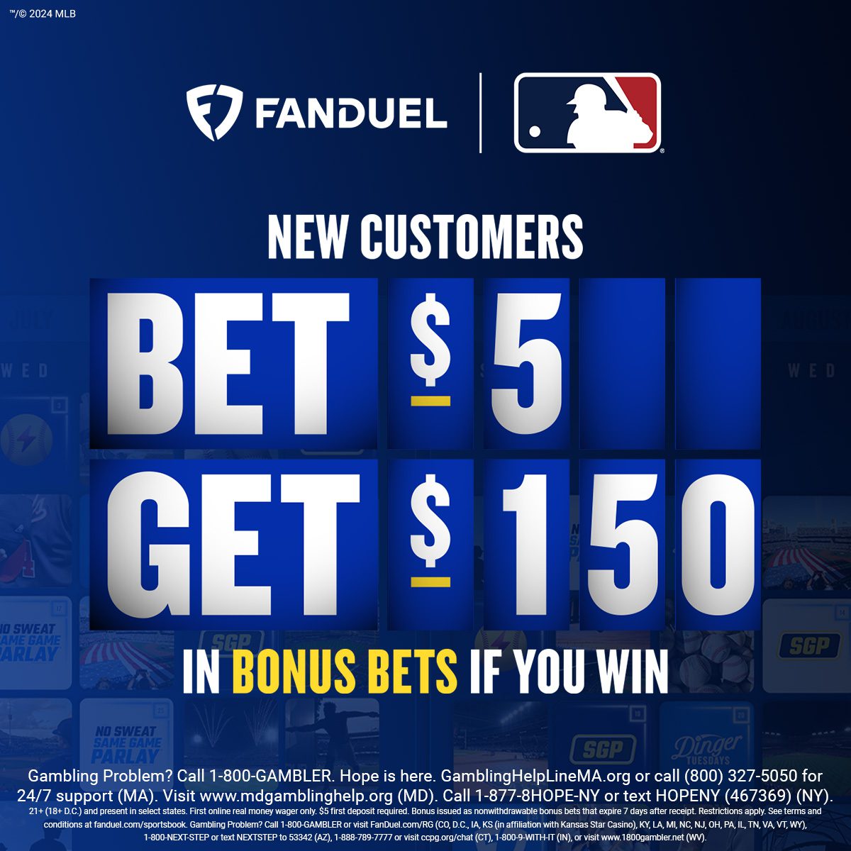 FanDuel promo code: Bet $5 get $150 bonus on Independence Day July 4th | Rocky Top Insider